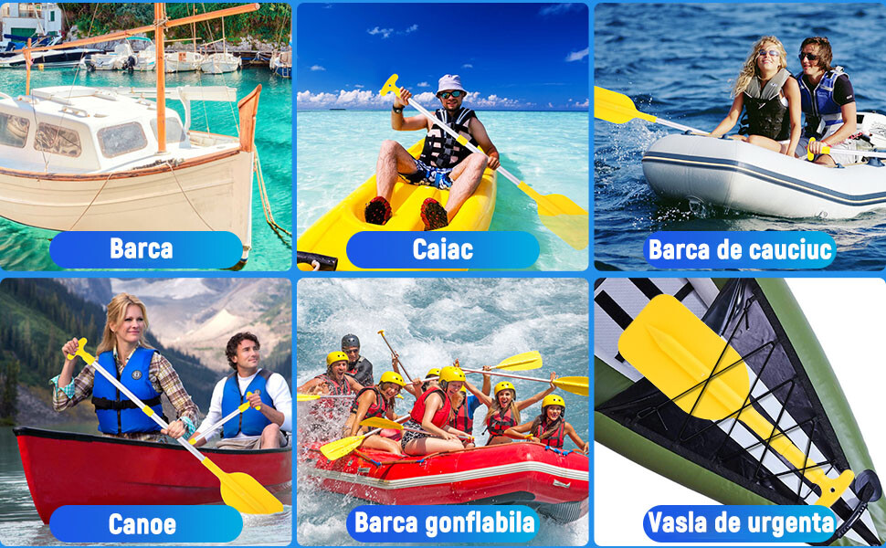 Vasla de rafting retractabila, Vaxiuja, Reglare in doua viteze, Anti ...