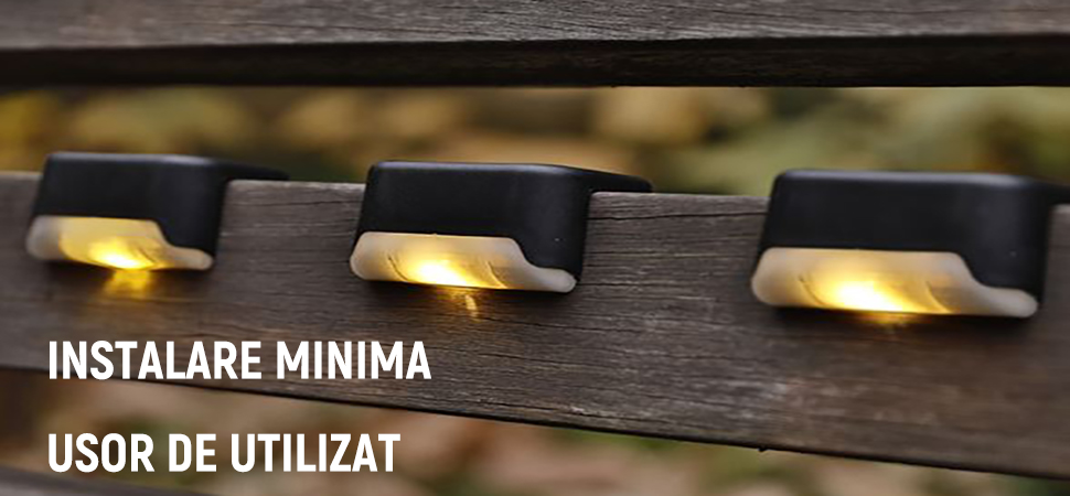 Set 16 lampi solare exterior de gradina, iluminare LED, 200 mAh, cu ...