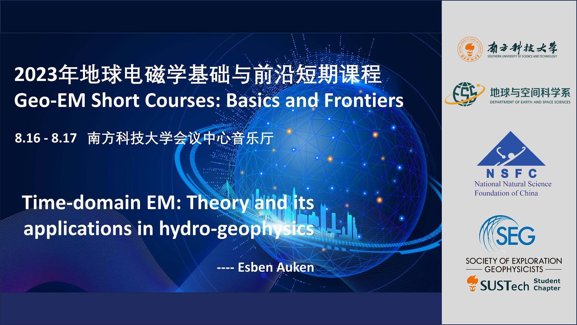 10Time-domain EM:Theory and its applications in hydro-geophysics — 2023 ...